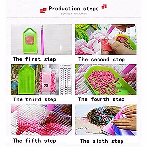 5D Diamond Painting by Number Kit for Adult, DIY Full Drill Rottweiler Embroidery Rhinestone Painting Home Wall Decor Arts Craft Gift 16x20 inch