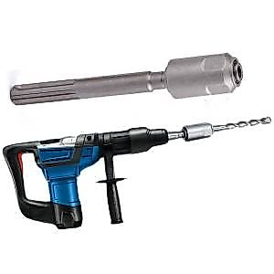 SDS Max to SDS Plus Adapter, 40 Chrome Steel Hammer Drill Adaptor for Rotary Hammers Connection SDS-Max to SDS-Plus Impact Drill Converter Shank Quick Tool