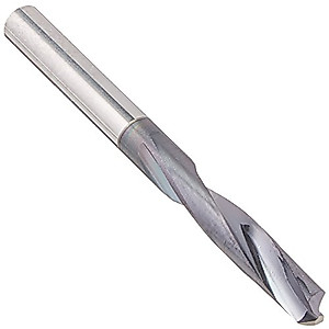 Kodiak Cutting Tools KCT217468 USA Made Solid Carbide Drill Bit, AlTiN Coated, Stub Length, 2 Flute, 3/16" Diameter, 7/8" Length of Cut, 2" Overall Length