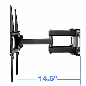 VideoSecu MW340B2 TV Wall Mount Bracket for Most 32-65 Inch LED, LCD, OLED, UHD Plasma Flat Screen TV, with Full Motion Tilt Swivel Articulating Dual Arms 14" Extend,400x400mm,100 LBS WR9