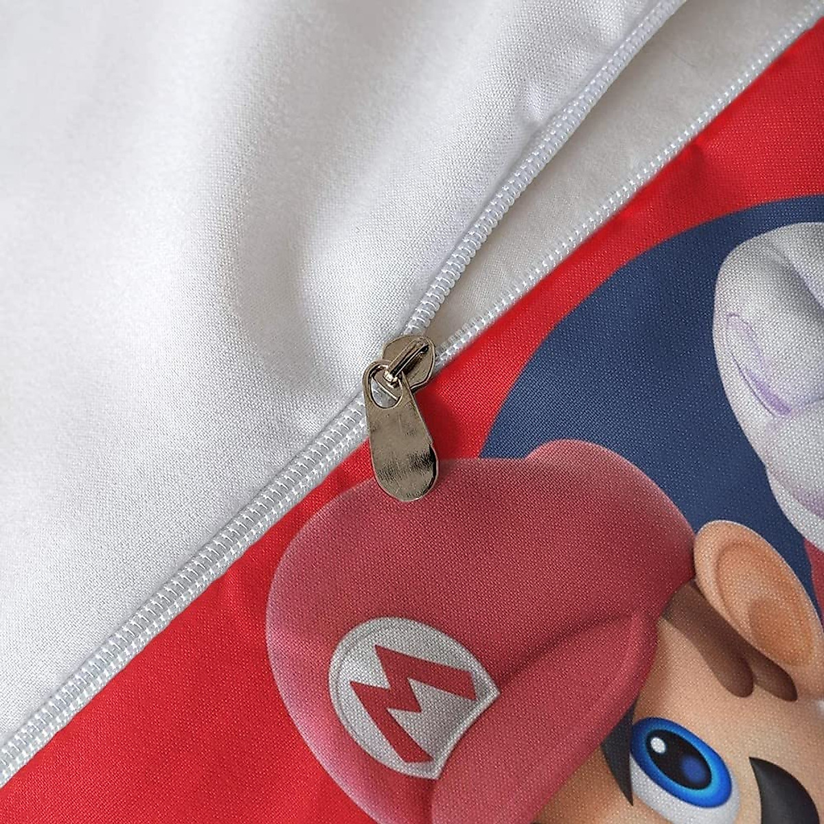 NICHIYOBI Redcap Beard Plumber Bros Game Movie Duvet Cover Set 3D Bedding Comforter Cover 3 Pcs (1 Duvet Cover+2 Pillowcases) Bedding Set (13,Twin-68x86in+20x30in*2)