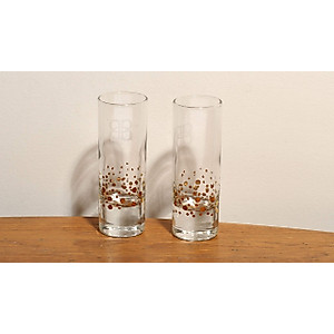 Baileys Irish Cream Gold Foil Shot Glass - Set of 2