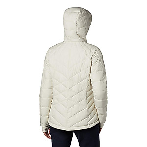 Columbia Women's Standard Heavenly Hooded Jacket, Chalk, Medium