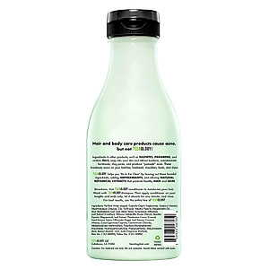 Teenology Shampoo and Conditioner Bundle (Save 5%) - Avoid Forehead Acne and Breakouts - Sulfate and Paraben Free, Noncomedogenic, Natural Botanical Extracts, Sweet Mint - 16 oz