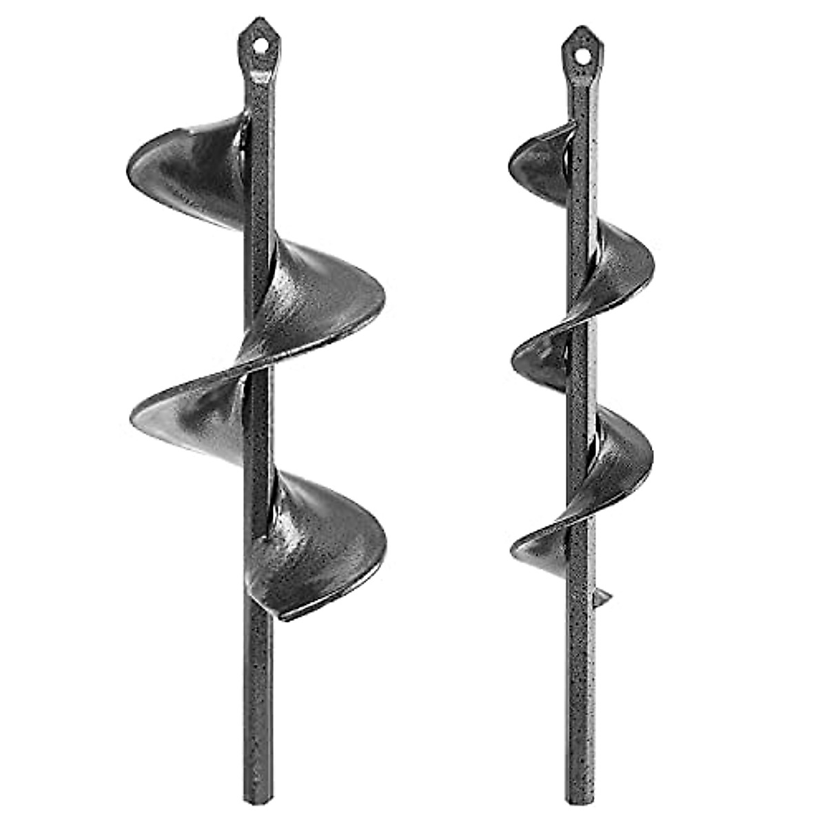 Codirom Auger Drill Bit for Planting 1.6 x 9" & 3 x 9" Garden Auger Spiral Drill Bit Garden Plant Auger Hole Digger for 3/8” Hex Driver Drill 2-in-1 Set