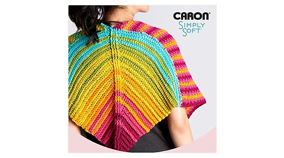 Caron Simply Soft Party Yarn - Purple Sparkle - 3 Pack