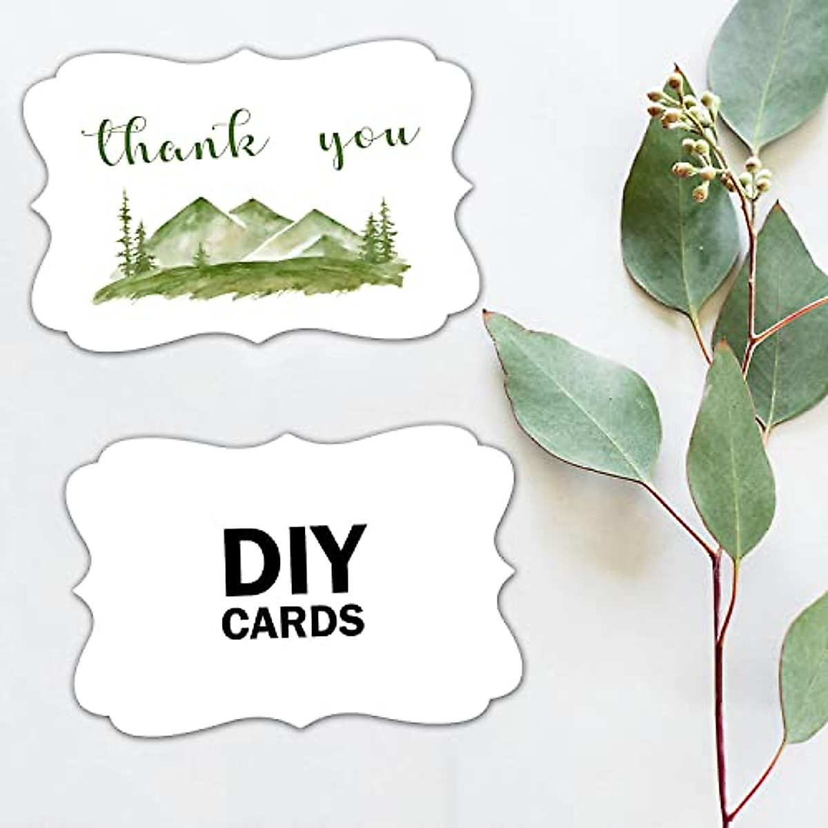 50 Pack Blank Cards,Heavyweight Cardstock Sheets Blank Invitation Paper Greeting Cards for Wedding, Graduations,DIY Cards, Baby Showers Thank You Cards & All Occasion(5 X 7IN, White)