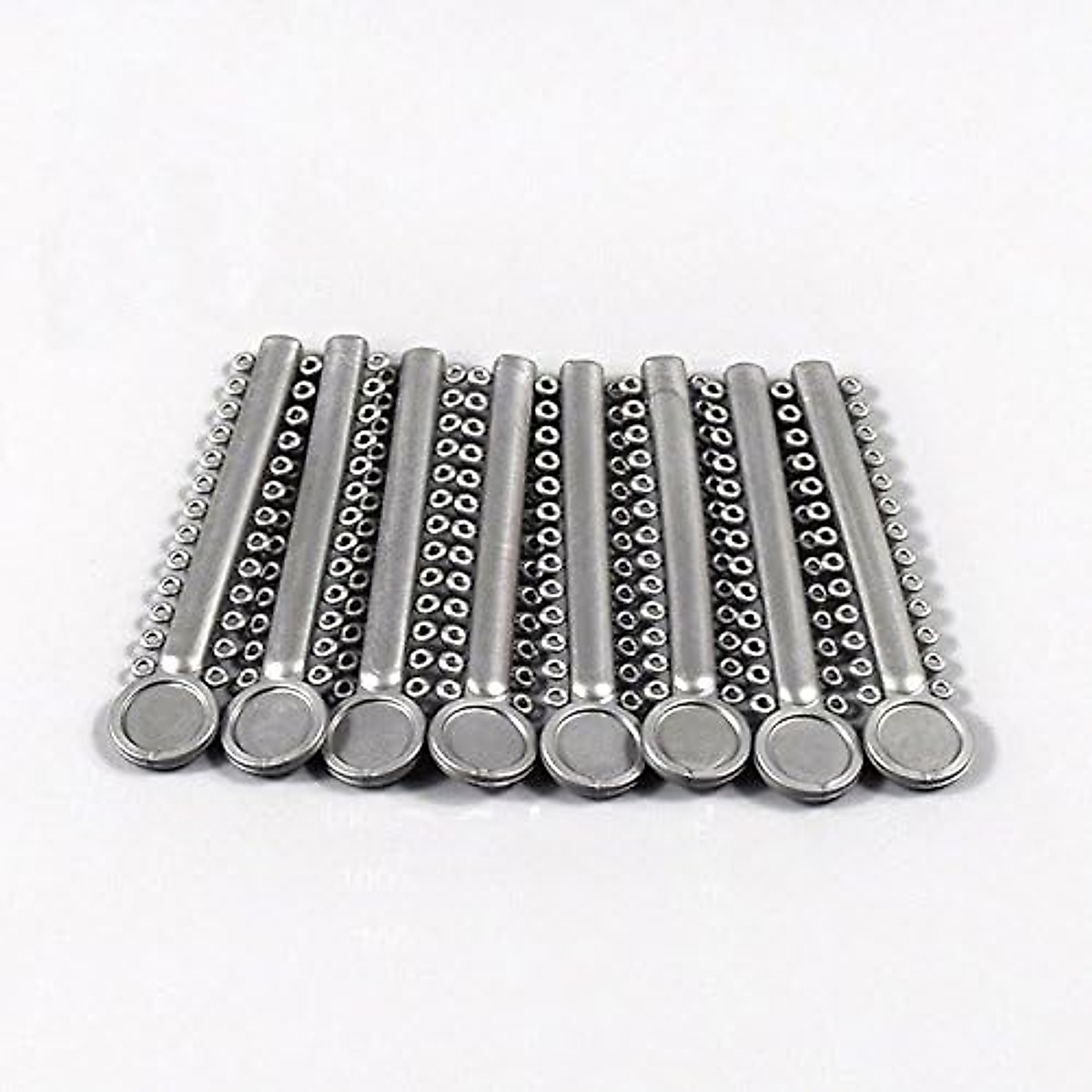 Angzhili Dental Ligature Ties for Braces,Orthodontic Ligature Ties,1040 Pcs Elastic O-Ring (Gray)