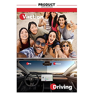 RuiJinGen 5 Pack Clip on Flip up Polarized Lens For Prescription Glasses, 100% UV Protection Sunglasses N44 (YellowBlueGreyRedSilver)…