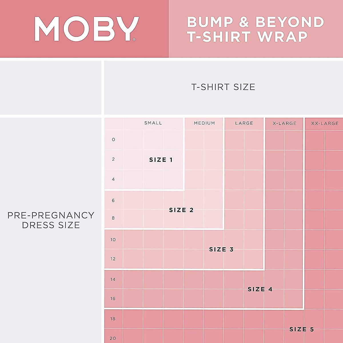Moby Bump & Beyond T-Shirt Wrap | Black – Size 1 (Small) | Versatile Support Wrap for Pregnant Mothers | Carrier for Newborns | Comfortable & Stylish | Carries Babies up to 19.8lbs (8–12 Months)