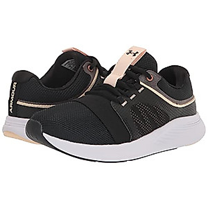 Under Armour Women's Charged Breathe Bliss, (005) Black/Metallic Light Copper/Peach Ice, 8