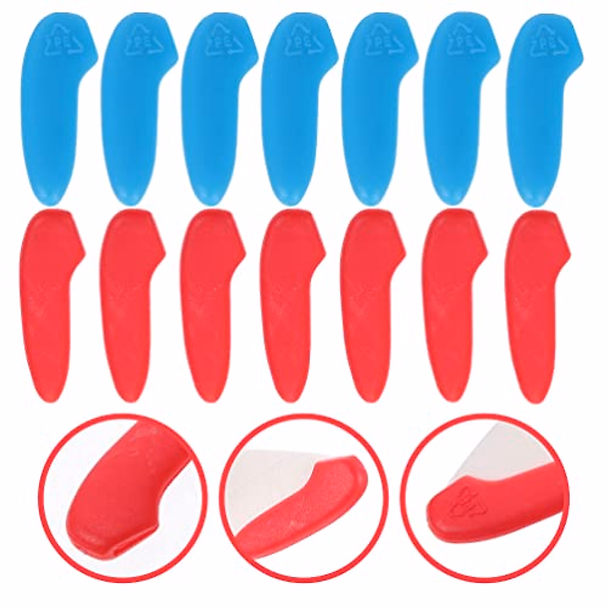 Hemoton 30pcs Knife Tip Protecting Sleeves Knife Tip Cover Blade Knives Tip Protector Knives Guards Knives Point Cover Anti-scratch Protection Kitchen Knives Accessories