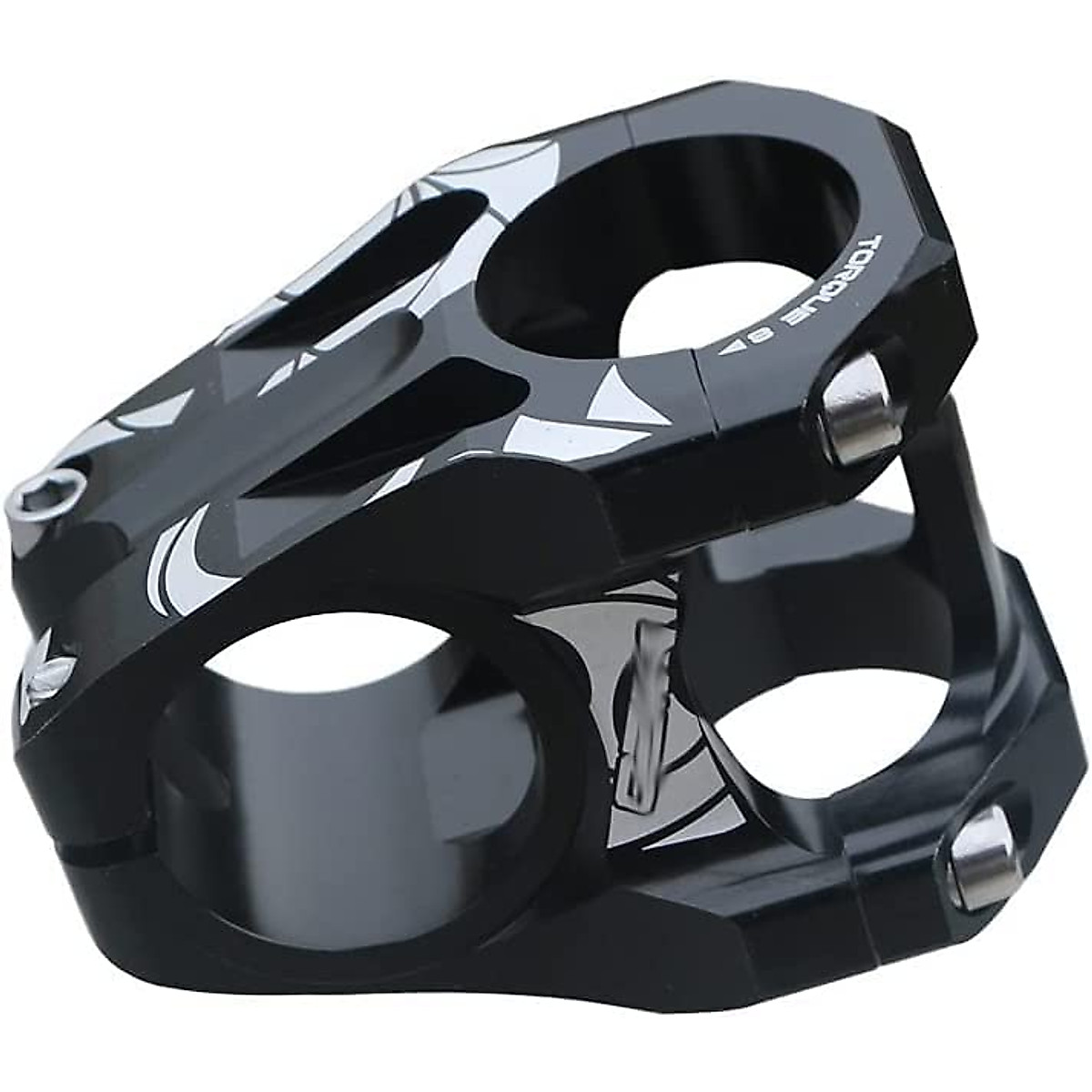 ZECHAO 31.8mm Folding Bike Stem,Road Bike Speed Drop Short Stem Mountain Bike Hollow Stem Mountain Stem Fitting Bike Stem (Color : Black, Size : 35mm)