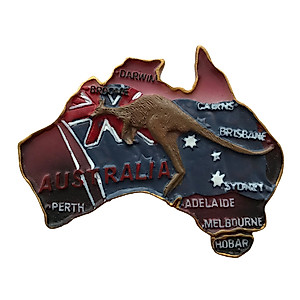 Australia Kangaroo 3D Refrigerator Magnet Travel Souvenirs Collection,Australia Fridge Magnet Home and Kitchen Decoration Magnetic Sticker