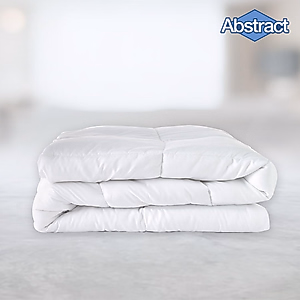 Abstract Twin Mattress Topper - Quilted, Fitted Mattress Pad Twin Deep Pockets - Breathable Cooling Soft Cotton Twin Bed Mattress Topper - Pillow Topper- 39" x75" Twin, White