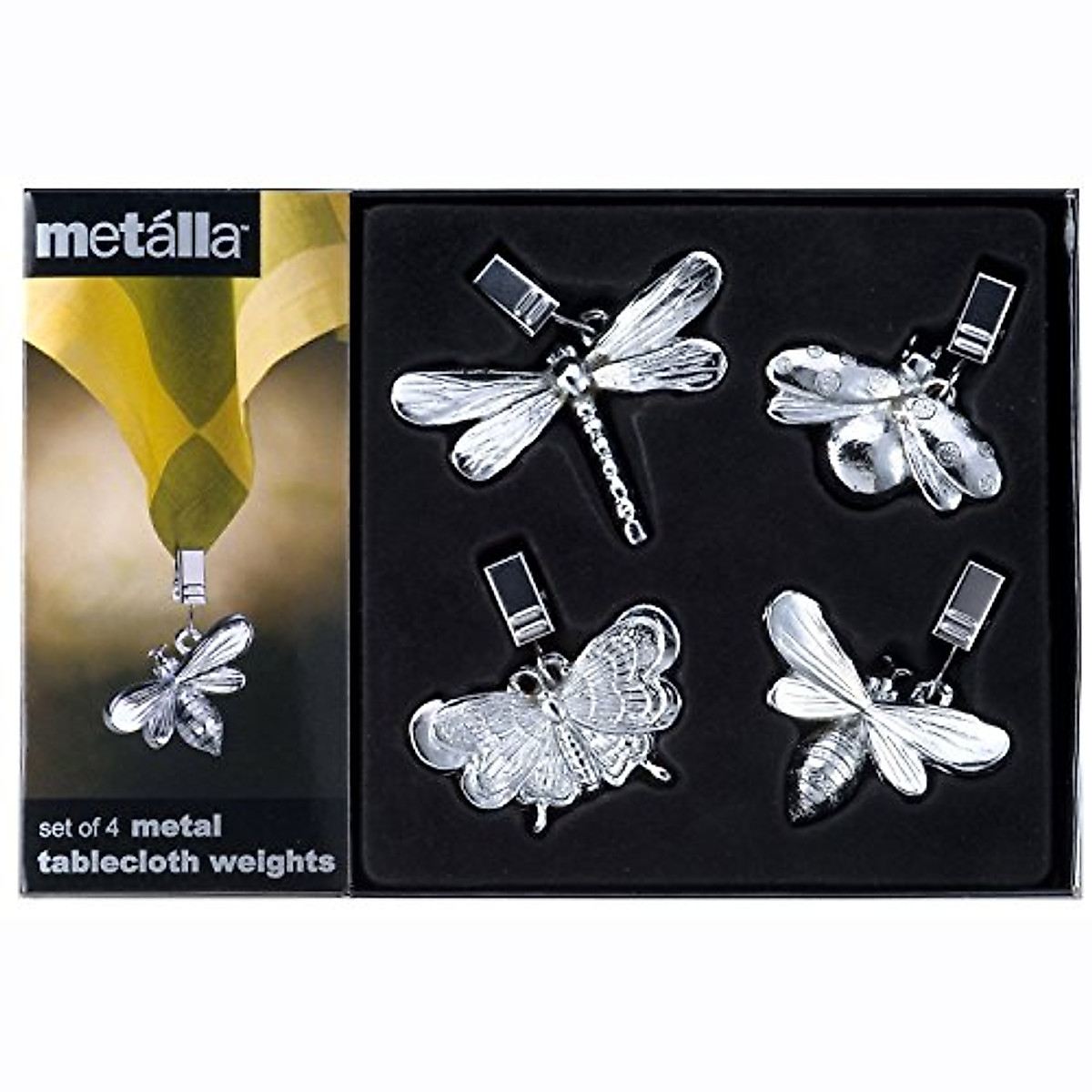 Prodyne TW-10-D Tablecloth Weights, 3" Silver