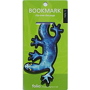 Lizard Bookmarks (Clip-over-the-page) Set of 2 - Assorted colors
