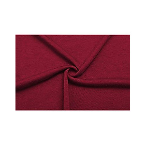 MIROL Womens Fall Sleeveless Long Sleeve V Neck Solid Color Casual Swing Flowy Tank Tops with Buttons, Wine, XX-Large