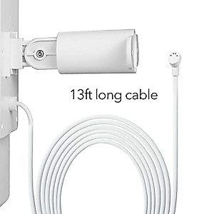 Wasserstein Premium Solar Panel for Google Nest Cam Outdoor or Indoor, Battery - 3.5W Solar Power - Made for Google Nest