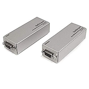 StarTech.com Serial DB9 RS232 Extender over Cat 5 - Up to 3300 ft (1000 meters), TAA (RS232EXTC1)