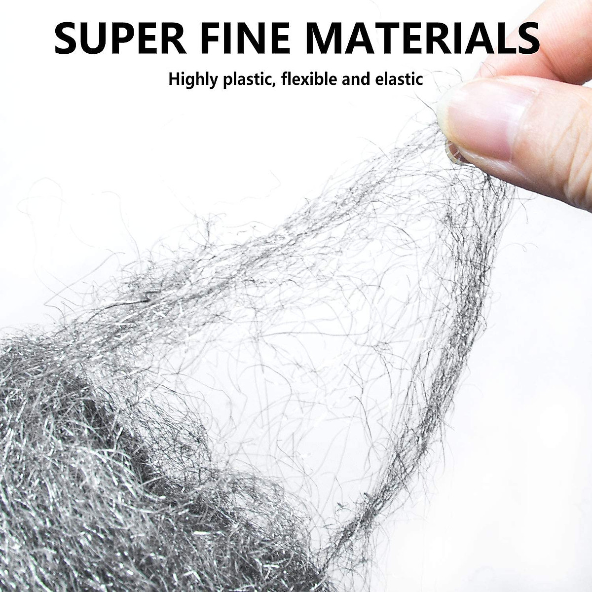 Steel Wool for Mice Control 2 Pack 2.2" x 16Ft with Gloves,DIY Fill Fabric Kit for Gap Blocker, Vents, and Wall Cracks, Flexible and Durable, Ideal for Garden, House, Garage, Keeps Mice Away