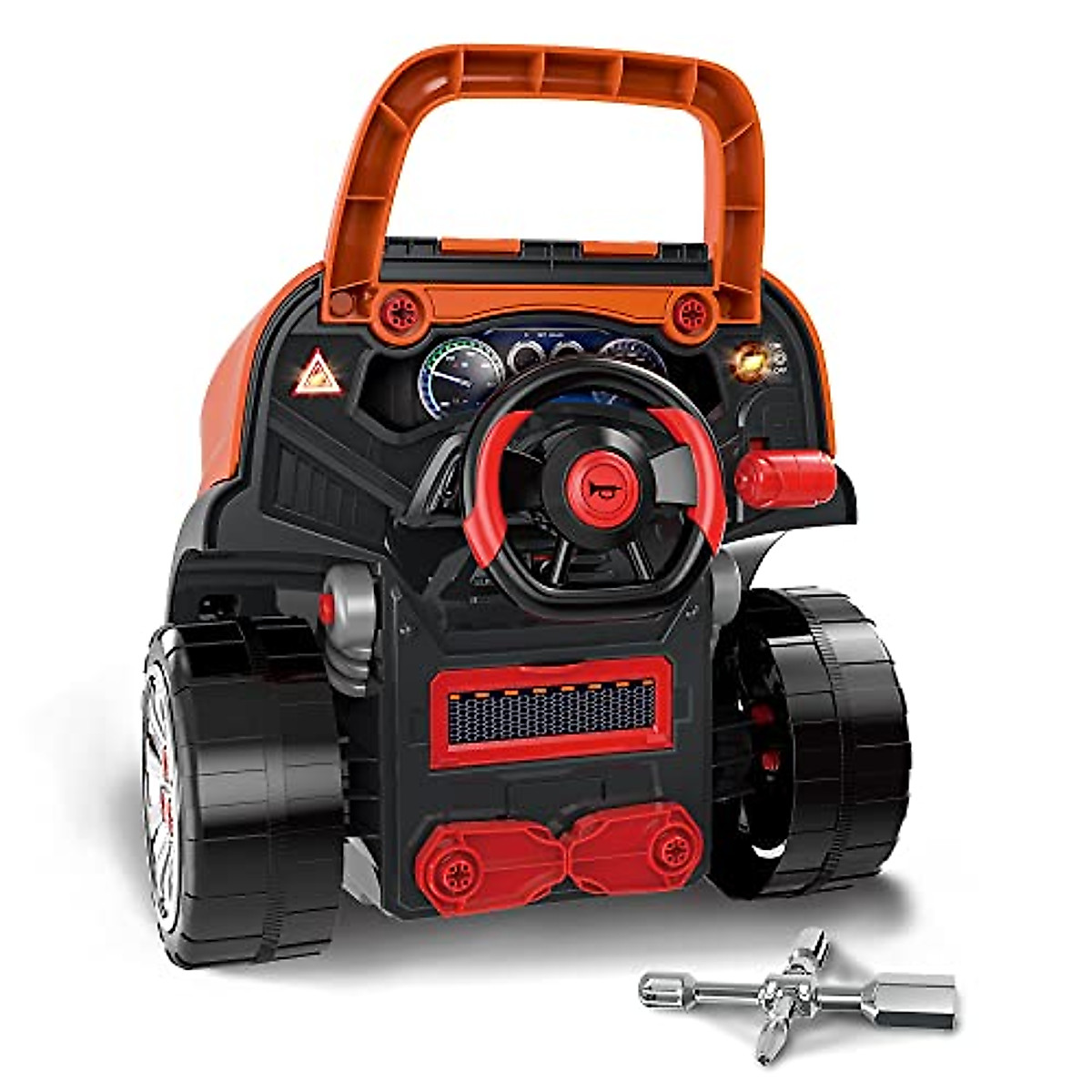 The Bubble Factory ATV Car Mechanic Engine Workshop Remote Control Car with Lights and Realistic Sound Effects - 3 Years+