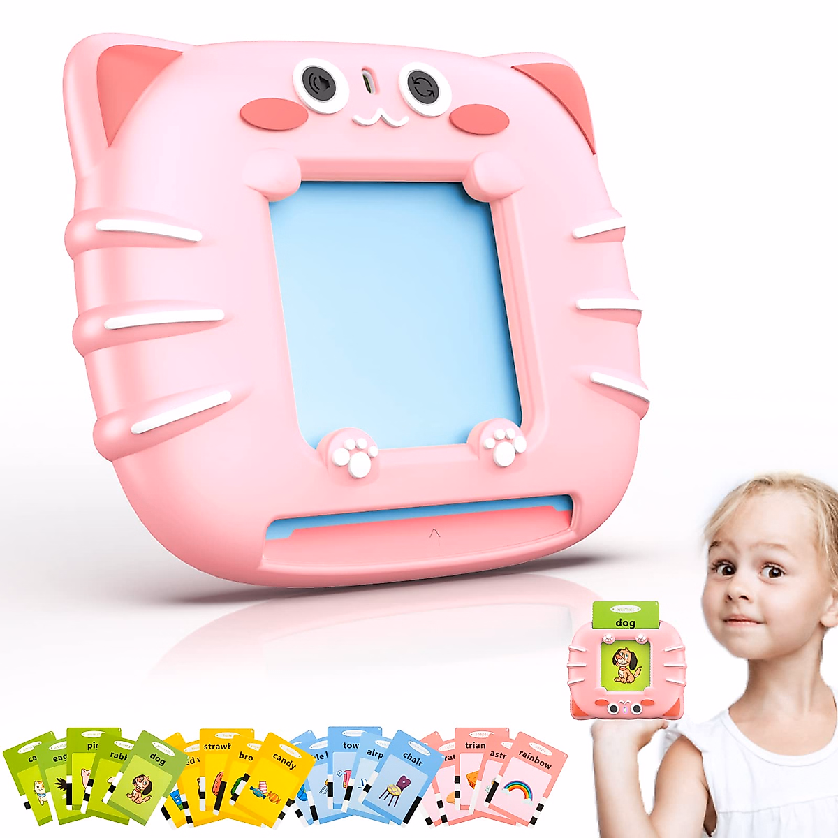 Toddler Flash Cards for 1 2 3 4 5 6 Year Old: Learning Toys for Toddlers 1-3 - Educational Toys Preschool Activities - Sight Words FlashCards - Speech Therapy Toys Autism Toys for Girl Boy Baby Kids