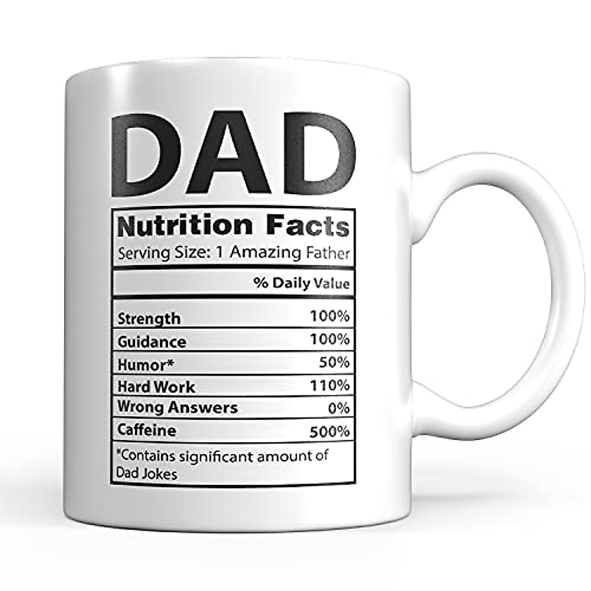Dad Mug - White 11oz - Dad Gifts from Daughter - Best Dad Mug for the World's Best Dad - Ceramic Coffee Mug for Fathers - Dad Christmas Gift & Gifts for Dad - Coffee Mugs Funny - Best Dad