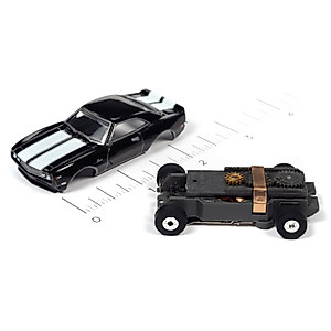 Auto World Thunderjet 1968 Chevrolet Camaro Z28 (Black) HO Scale Slot Car