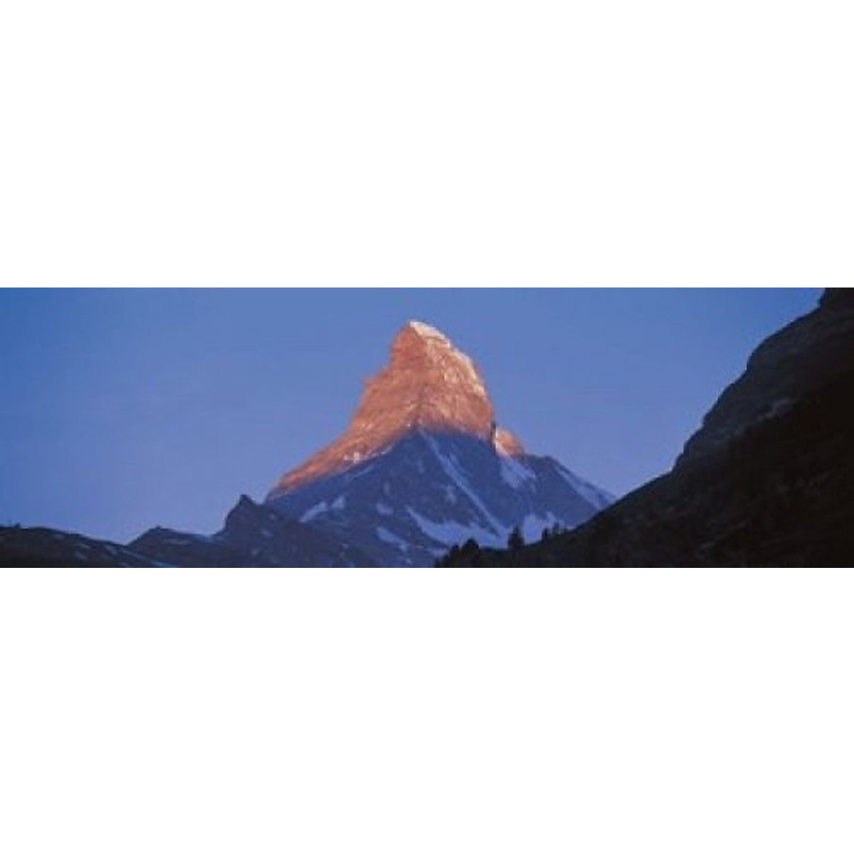 Posterazzi Mt Matterhorn Zermatt Switzerland Poster Print, (36 x 12)