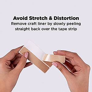 Scotch Permanent Fabric Tape Strips, Machine Washable, Perfect for DIY and Crafting (FAP-1-CFTP)