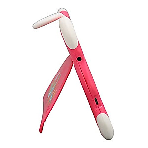 Toddler Tablet Pink 6000mAh Rechargeable Battery Eye Protection 7 Inch 1280x800 Kids Tablet for Study (US Plug)