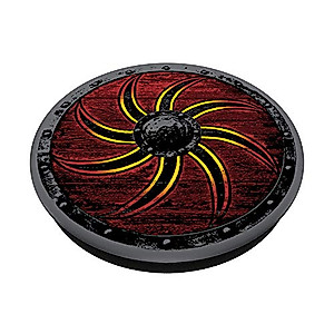 Ivar the Boneless Viking Shield PopSockets PopGrip: Swappable Grip for Phones & Tablets