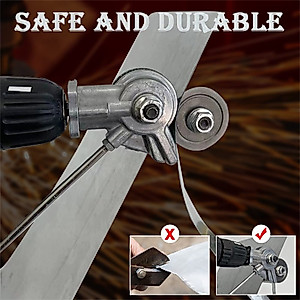Metal Drill Bit Attachment New 2022 Electric Drill Scissors Electric Drill Cutter Attachment Electric Drill Cutter Secure And Durable Metal Cutting (Metal) Drill Bit Attachment (Silver, One Size)