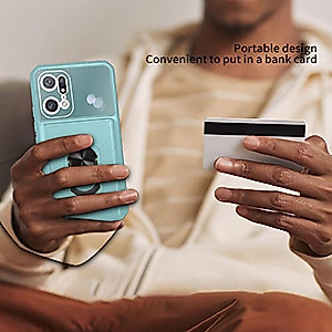Asuwish Phone Case for Oppo Find X5 Pro 5G Cover Credit Slim Ring Card Holder Stand Cell Accessories FindX5Pro 5X Pro 5XPro X5Pro PFEM10 CPH2305 PFFM20 Women Men Green