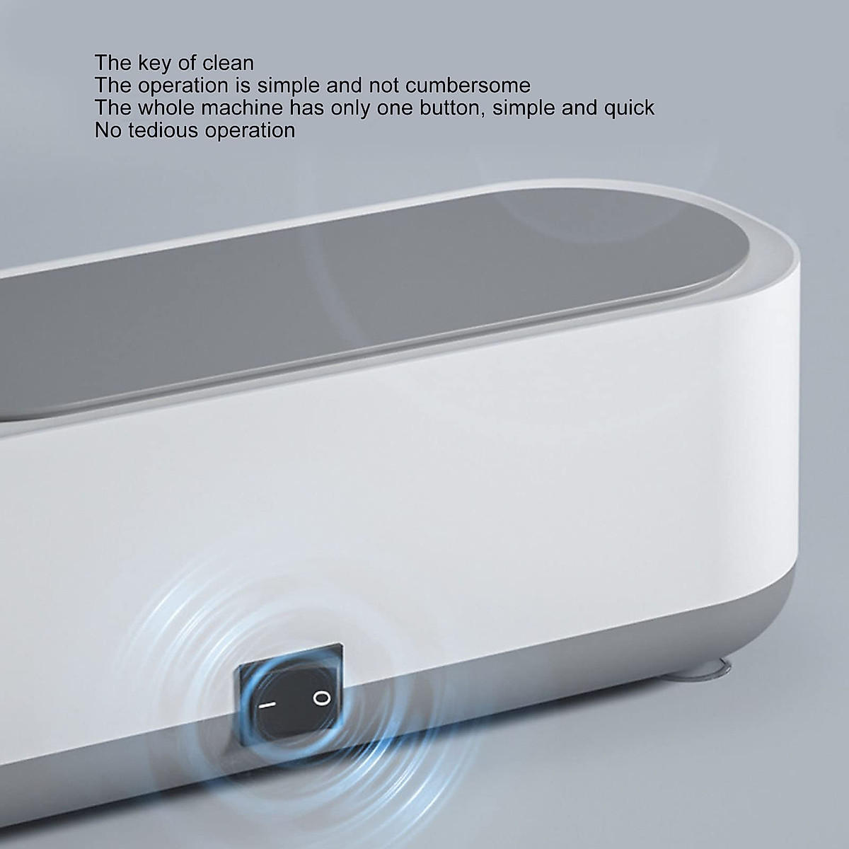 Ultrasonic Jewelry Cleaner, Professional Portable Household Ultrasound Machine Portable Ultrasound Cleaner for Cleaning Rings Glasses Coins Necklaces Makeup Brushes