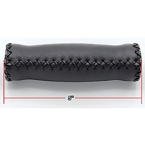 Velo Vinyl Leather Grips - Black, for 7/8" handle bars of beach cruiser bikes