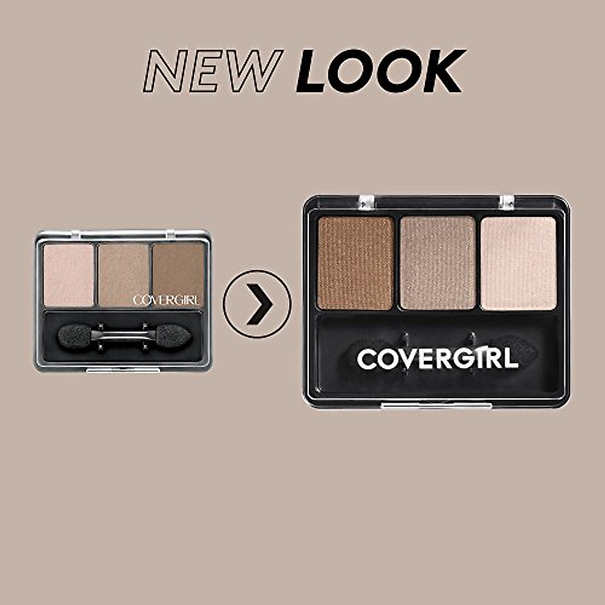 COVERGIRL Eye Enhancers 3 Kit Shadow, Shimmering Sands 110, 0.14 Ounce Package, Powder