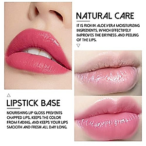 Ownest 3 Pcs Aloe Vera Lipstick, Magic Temperature Color Change Lipstick Lip Blam Moisturizing Long Lasting Lip Makeup, update packing Beauty
