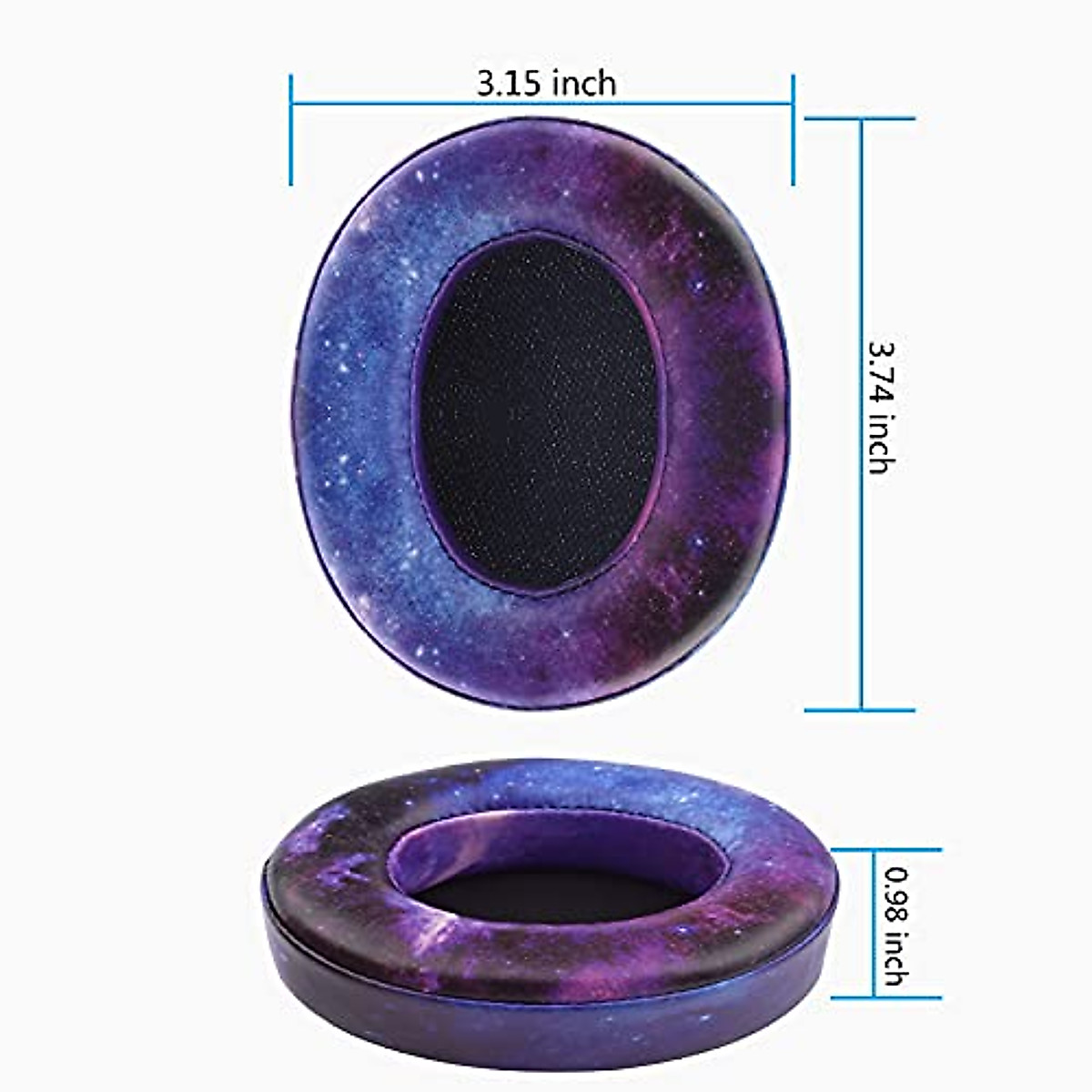 Studio3.0 Replacement Ear Cushions Studio2.0 Ear Pads Compatible with Beats Studio 2, Beats Studio 3 Headphones- A Plastic Stick Included(Galaxy)