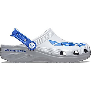 Crocs Unisex Classic United States Military Clogs, Air Force, 12 Women/10 Men