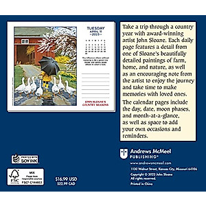 John Sloane's Country Seasons 2023 Day-to-Day Calendar