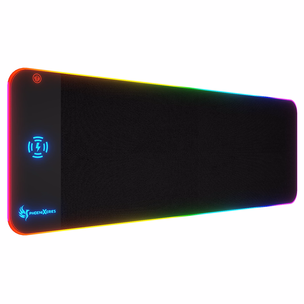 PhoeniXeries RGB Wireless Charging Mouse Pad 15W, XL 900x300x4MM Mouse Mat, RGB Mouse Pad with Wireless Charging, Keyboard Mat for Gaming