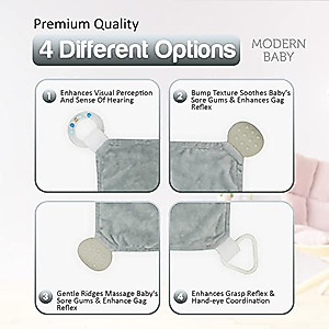 MODERN BABY Security Blanket Loveys for Babies Koala Stuffed Taggy Blanket Teether Toy Super Soft