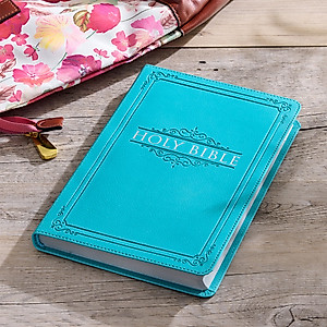 KJV Holy Bible, Gift Edition Faux Leather, King James Version, Teal (KJV Gift Editions)