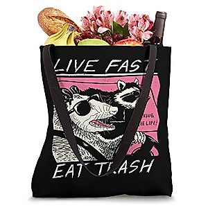 Live Fast! Eat Trash! Tote Bag