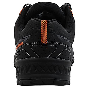 Saucony Men's Excursion TR14 Running Shoe, Black/Orange, 11 W