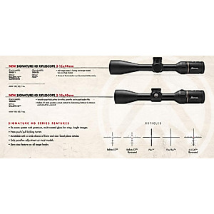 Burris Signature HD Hunting Rifle Scope with Premium Multi-Coated Glass, Matte Black, 2-10x40mm E3 MOA