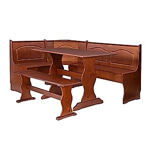 Linon Home Linon Chelsea Walnut Kitchen Nook