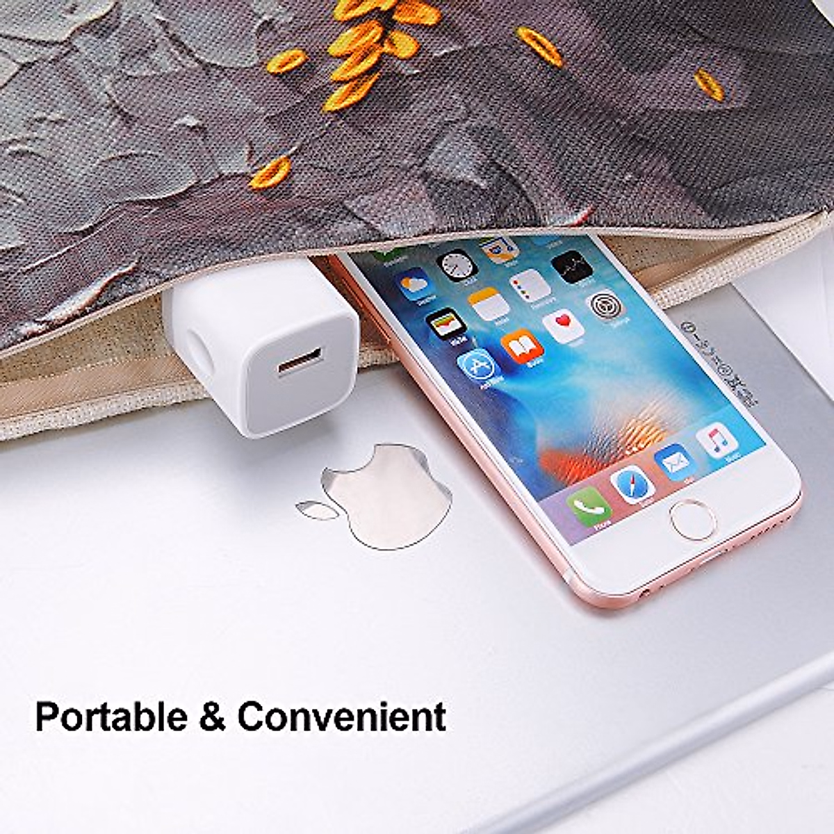 USB Wall Plug 10 Pack, UorMe 1A 5V Single Port Wall Charger Power Adapter Cube Block Box for iPhone SE 14 Plus 13 12 Pro Xs XR X, Samsung Galaxy A13 S22 S21FE A21 A71 A51 A31 S10e S9 S8, Pixel 6